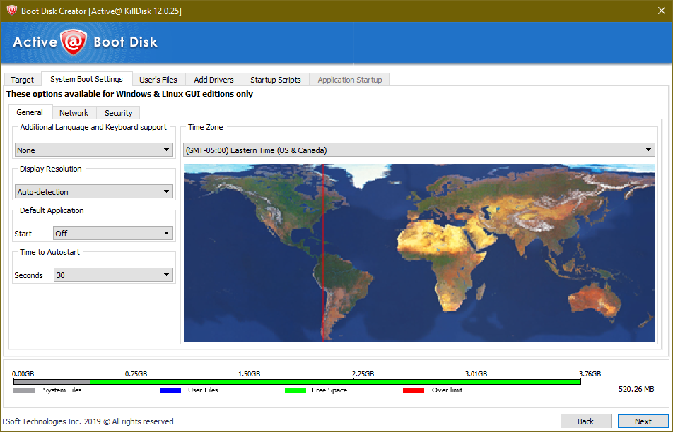 How to save KillDisk Settings on the Boot Disk? – LSoft Technologies